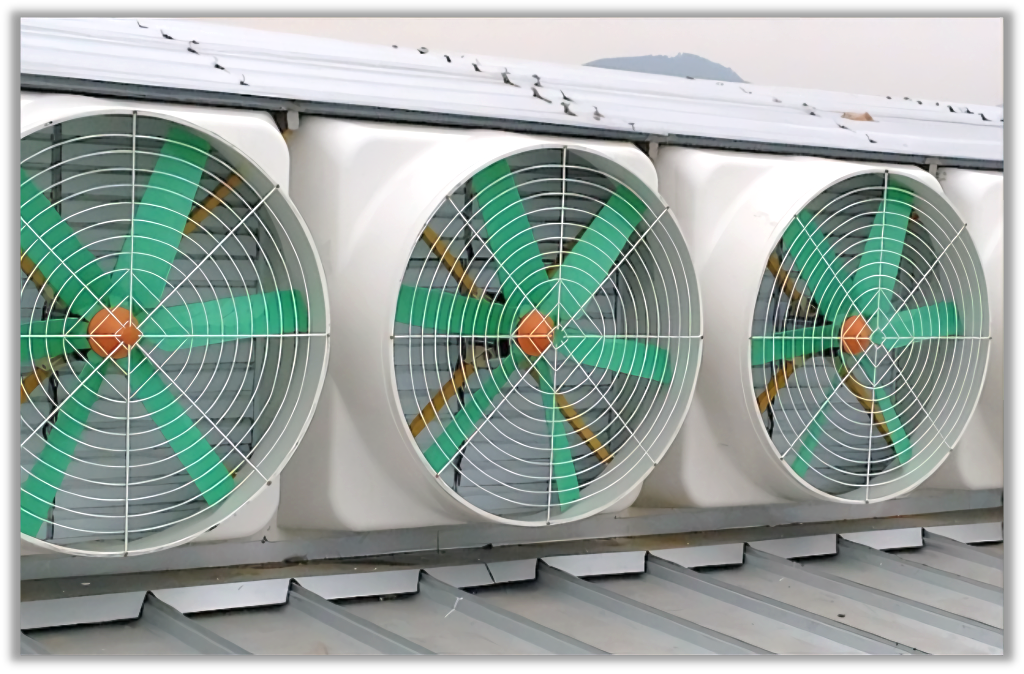 High-efficiency Solar Powered Industrial Exhaust Fan - HF Motion