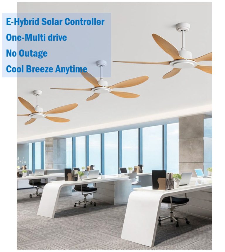 Solar DC ceiling fan Manufacturer in China - HF Motion